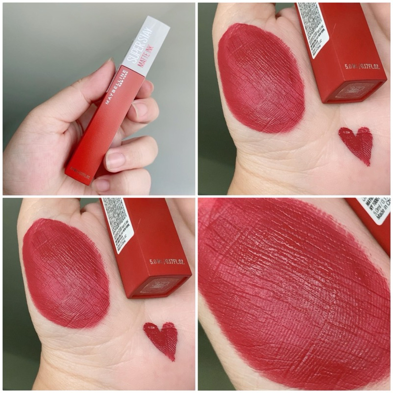 Maybelline Superstay Matte Ink #370 คือสวยปังมาก มีความอมชมอมน้ำตาลนิดๆ ...