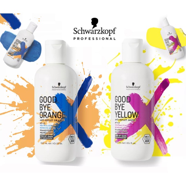 Schwarzkopf Goodbye Orange / Yellow Shampoo | Shopee Thailand