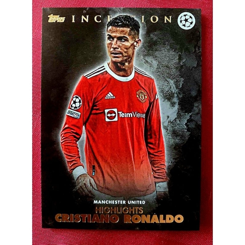 การ์ดนักฟุตบอล โรนัลโด้ 2021/22 Topps Champions League Inception ...