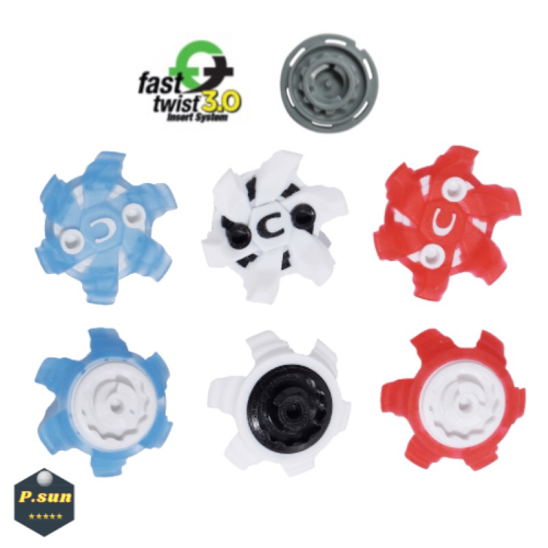 ปุ่มรองเท้า กอล์ฟ 1 pcs. spikes cleats golf fast twist 3.0 / tour lock ...