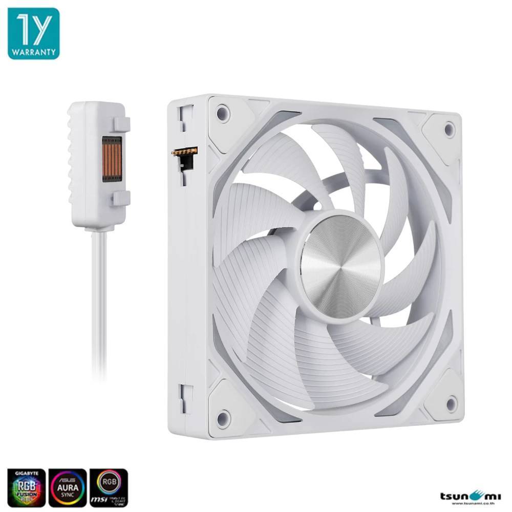 TSUNAMI BLOCK FAN ZERO I VERSION FAN CASE 12CM (3อัน/แพ็ค) พัดลมระบาย ...