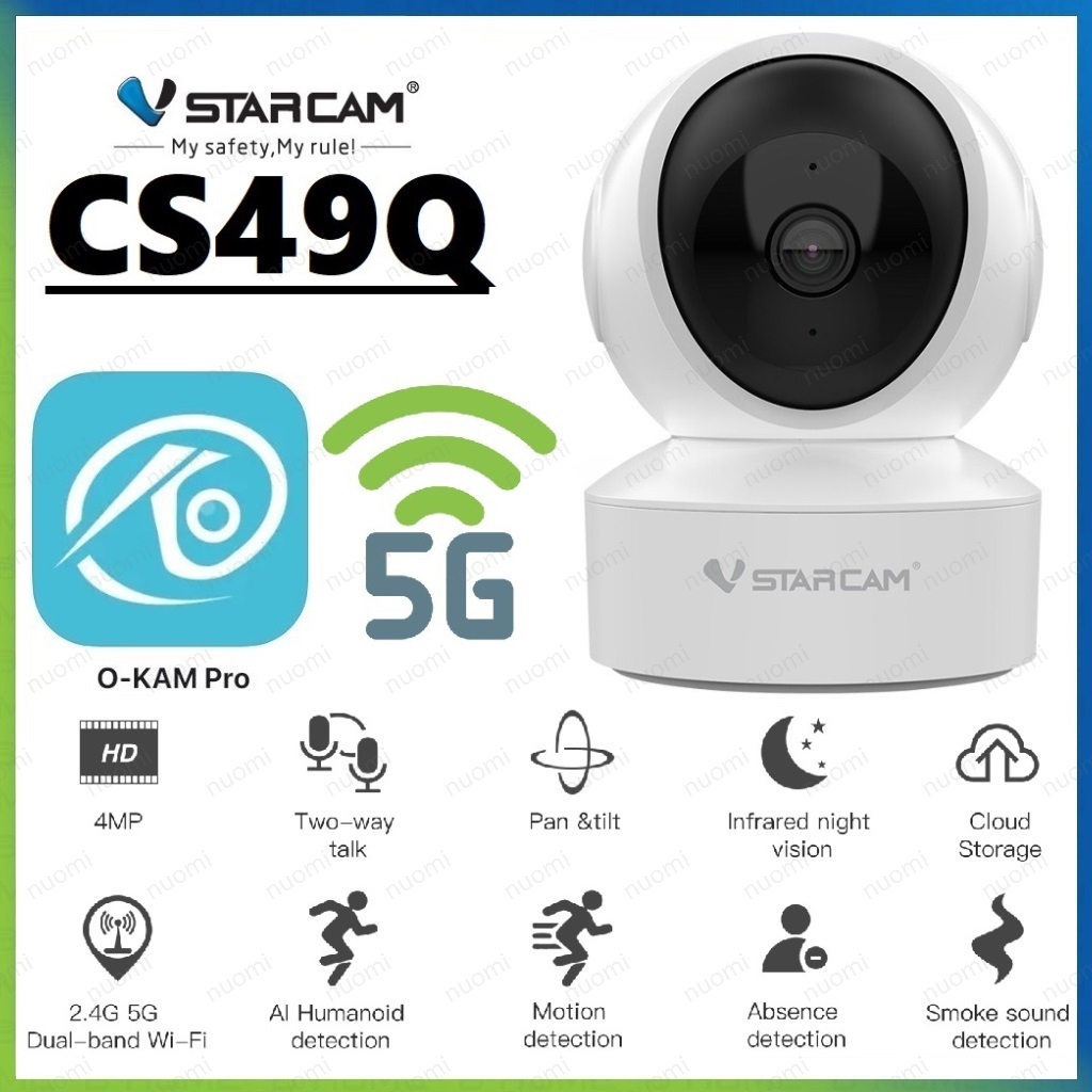VSTARCAM CG49L 4G LTE SiM / CS49L WiFi / CS49Q 5G WiFi SHD 1296p 3.0MP iP Camera กล้องวงจรปิดใส่ ...