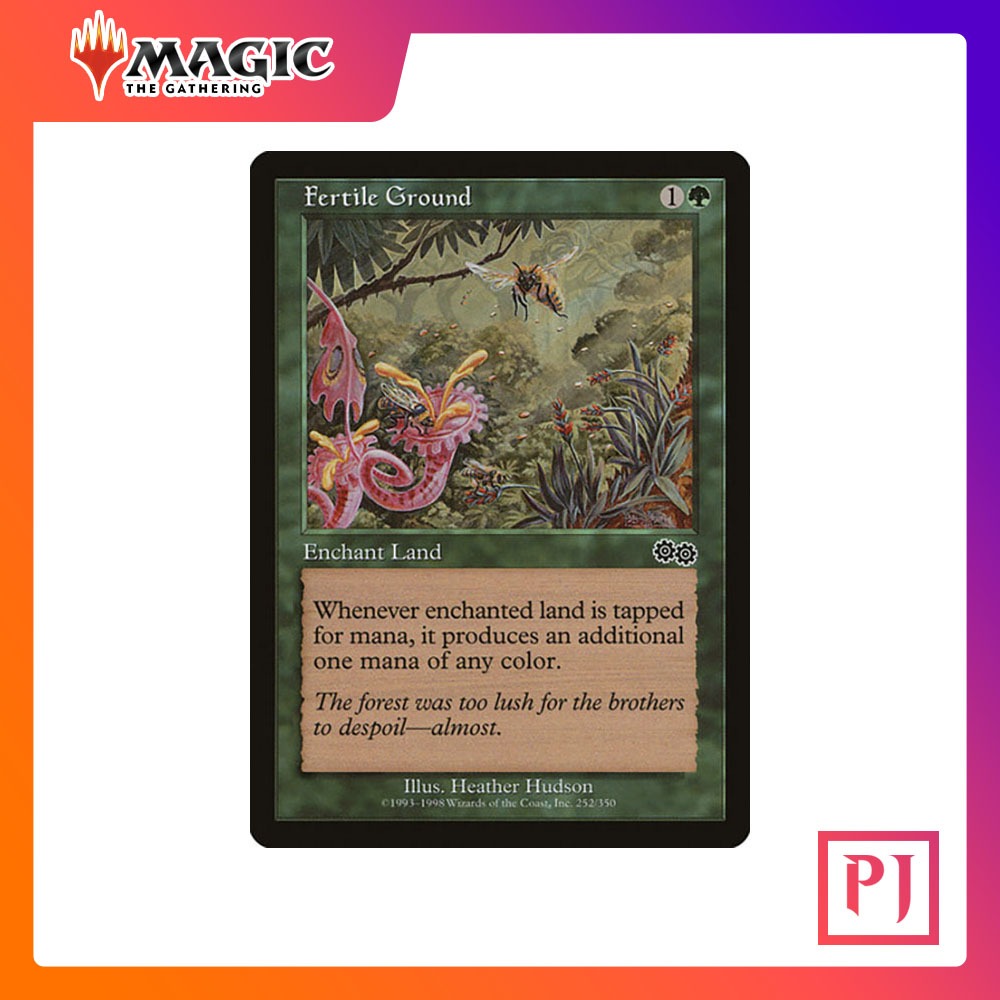 [MTG] Fertile Ground [USG] [GREEN] [COMMON] [NORMAL] [ENG] (การ์ดเมจิค ...