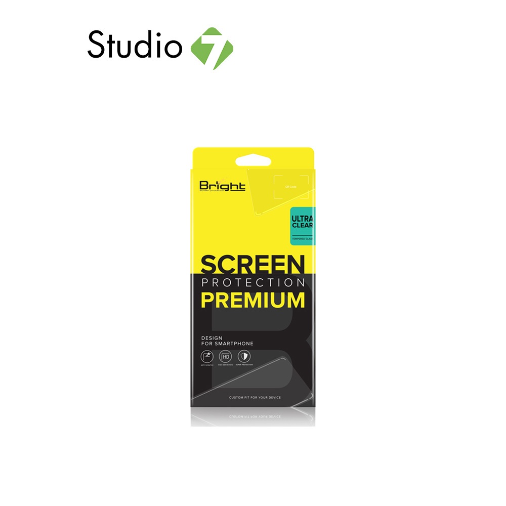 ฟิล์ม Bright Tempered Glass Redmi Note 13 Full Frame Black by Studio 7 ...