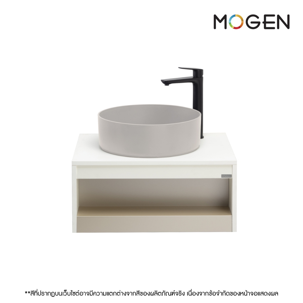 MOGEN เฟอร์ฯกันน้ำ+อ่าง ชุดเฟอร์นิเจอร์ห้องน้ำ รุ่น LMU1060/3K(AC ...