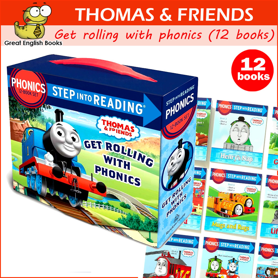 (ใช้โค้ดรับcoinคืน10%ได้) พร้อมส่ง หนังสือหัดอ่านโฟนิกส์ Get Rolling with Phonics (Thomas ...