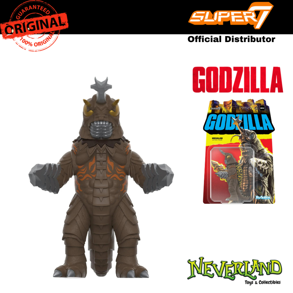 Super7 Toho Godzilla Megalon Wave 3 Reaction Figure | Shopee Thailand