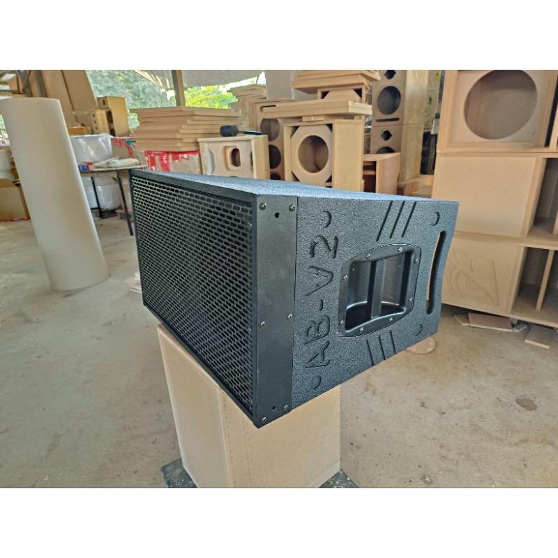 ตู้ลำโพงเสียงกลางแขวน12นิ้วแหลมP888 18x18 ซม. V.2 ไม้อัดแท้ตราภูเขา 15 ...