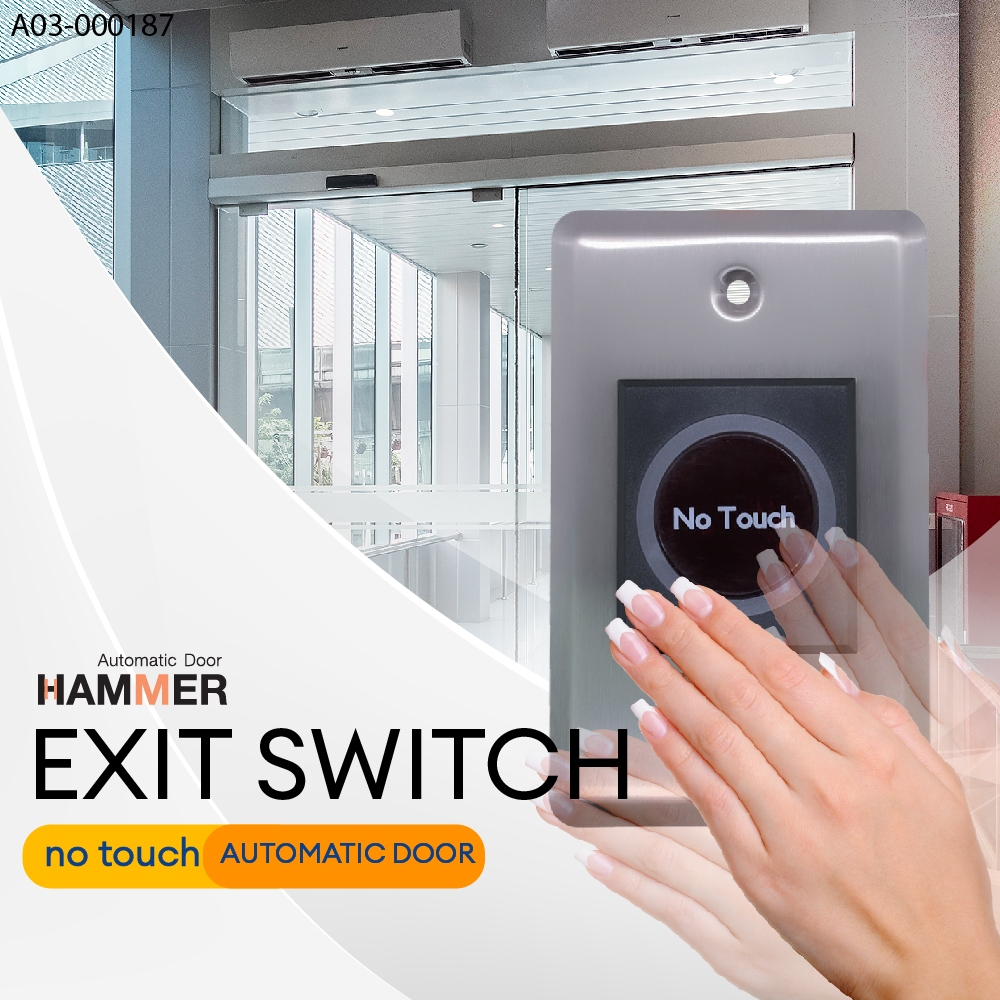 Exit Switch No Touch สวิตซ์ไร้สัมผัส ชนิดมือโบก รุ่น M-201A | Shopee ...