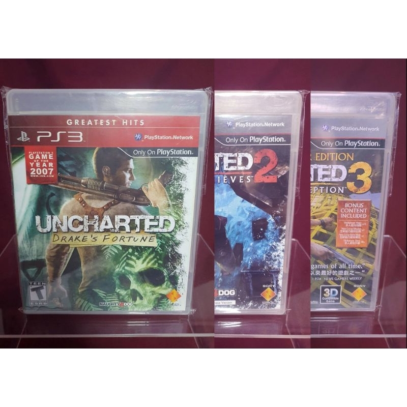 ps3 uncharted 1+ 2 + 3 มือ2 สภาพดี | Shopee Thailand