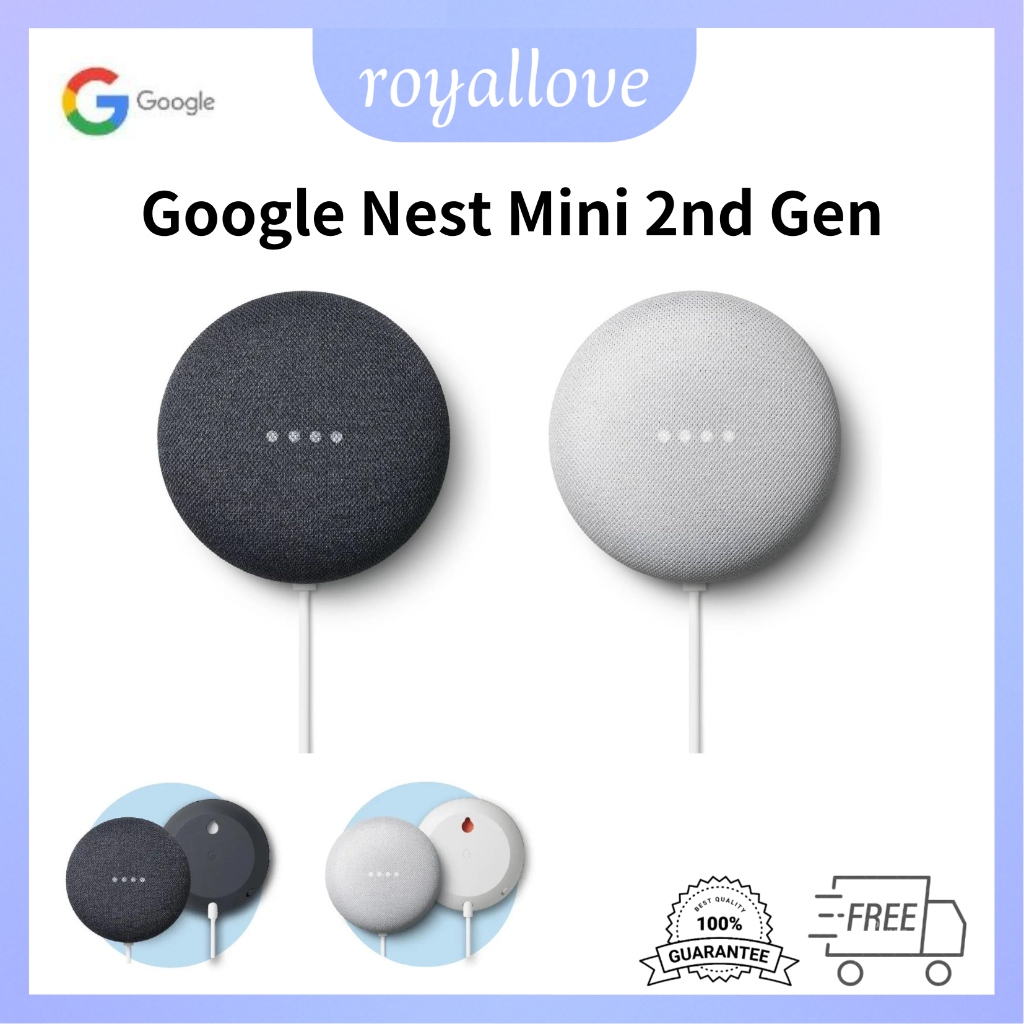（จุดสินค้า）Google Nest Mini（2nd Generation）ลำโพงสั่งงานด้วยเสียง ...