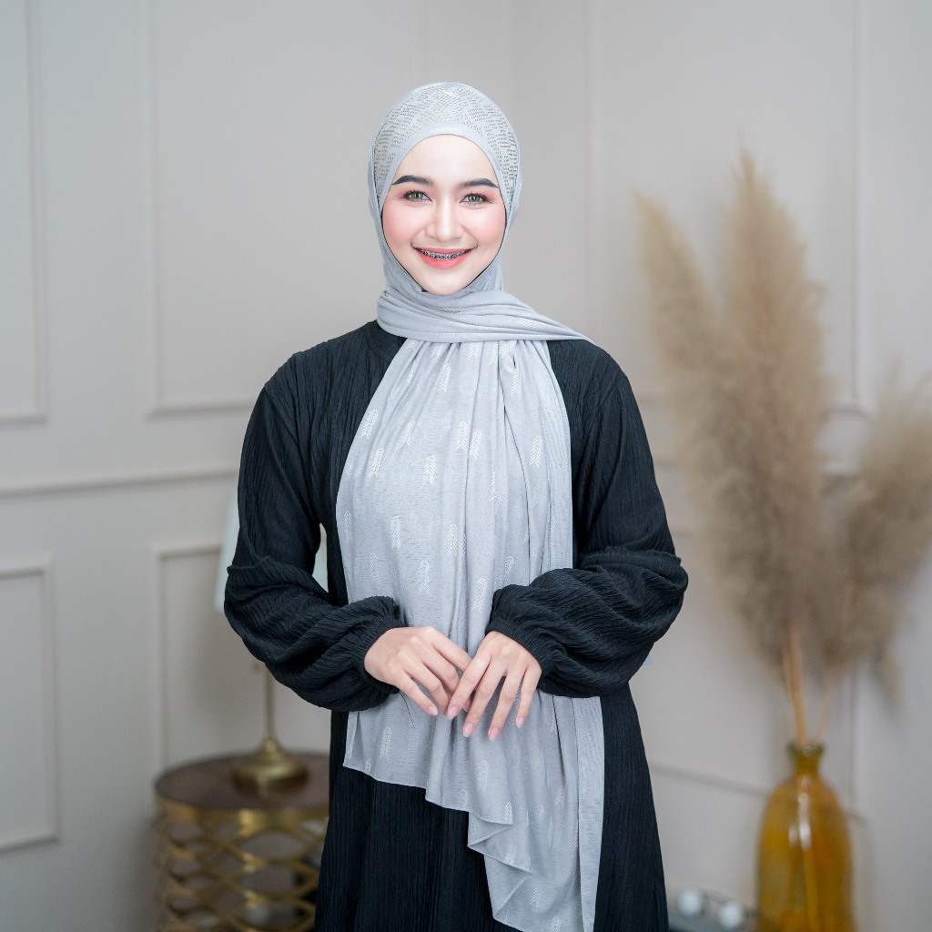 ผ้าคลุมกึ่งสำเร็จ เชือกผูก ผ้ายืด ผ้าใส่สบาย เพชรรีด hl86วาริสมุสลิม ...