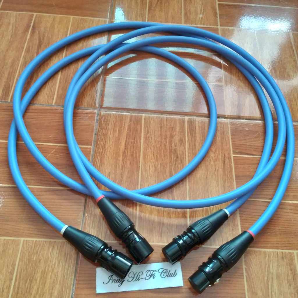 สายสัญญาณ Balance XLR Taiwan MPS E-310 หัว XLR Rean by Neutrik รุ่นท็อปพร้อมใช้งาน ราคาต่อ 2 ...