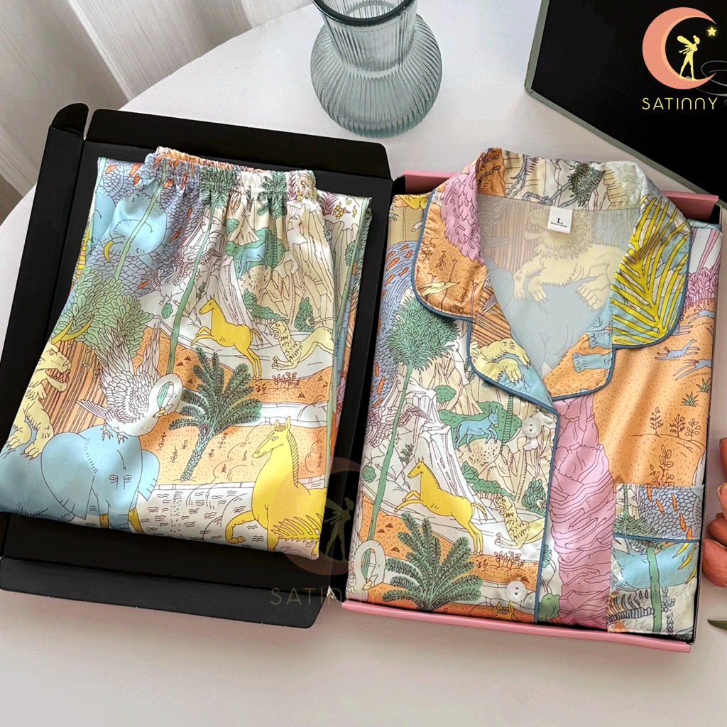 CK21ชุดนอนSatinnyผ้าSilk Satin แฟชั่นเทรนใหม่ เรียบหรู เนื้อผ้าดี ...