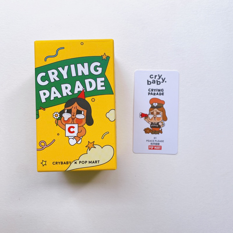 Popmart Cry Baby -Crying Parade -Peace Please | Shopee Thailand