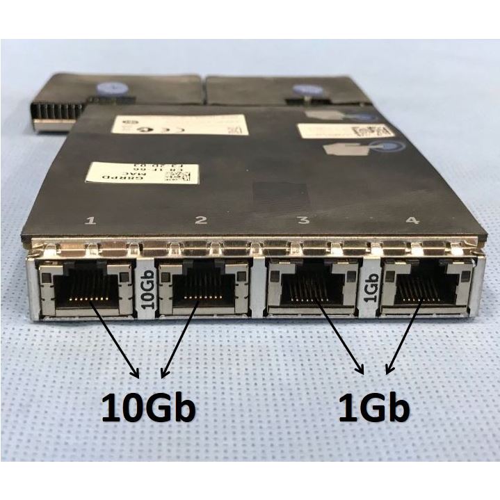 Dell Daughter Card port 1GB 10GB SFP+ RJ45LAN Network 10G R620 R630 R720 R720X R730 R740 R740XD ...