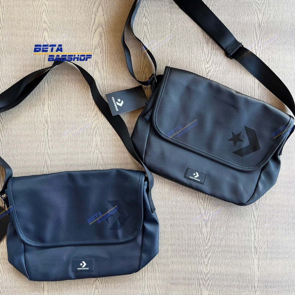 Converse แท้ !!! กระเป๋าสะพายข้าง รุ่น 1261815 หนัง PU กันน้ำ ใบใหญ่ ...