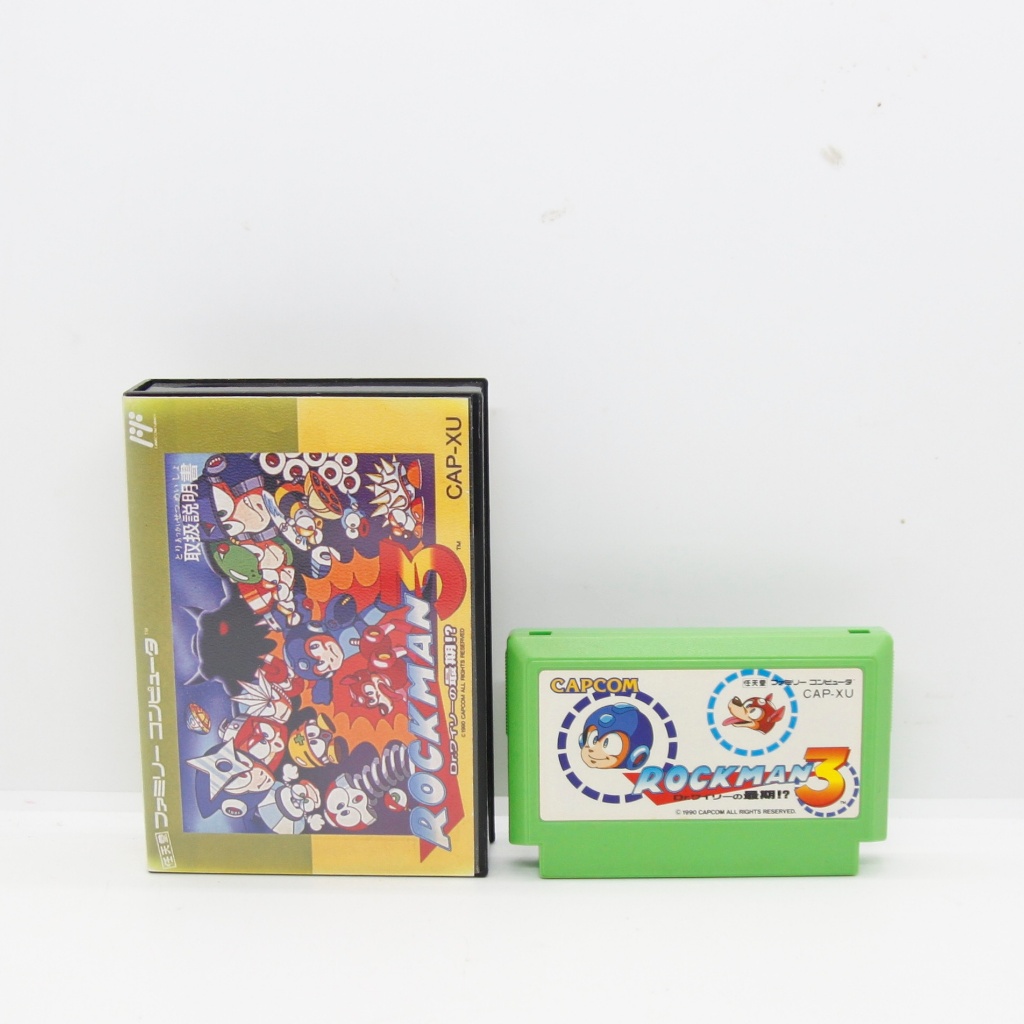ตลับเกมส์ Rockman 1-6 ของแท้ ยุค 90 ของเครื่องเล่น Nintendo Family ...