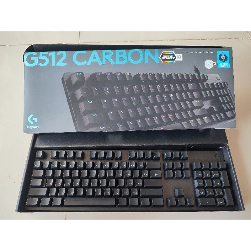 Logitech g512 carbon clicky RGB(BLUE SWITCH) | Shopee Thailand