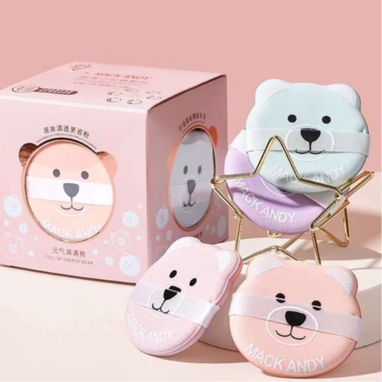 พัฟ ฟองน้ำ Mack Andy Small Animal Powder Puff | Shopee Thailand