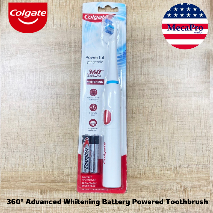 Colgate® 360 Advanced Sonic Battery Power Toothbrush แปรงสีฟันไฟฟ้าคอล ...
