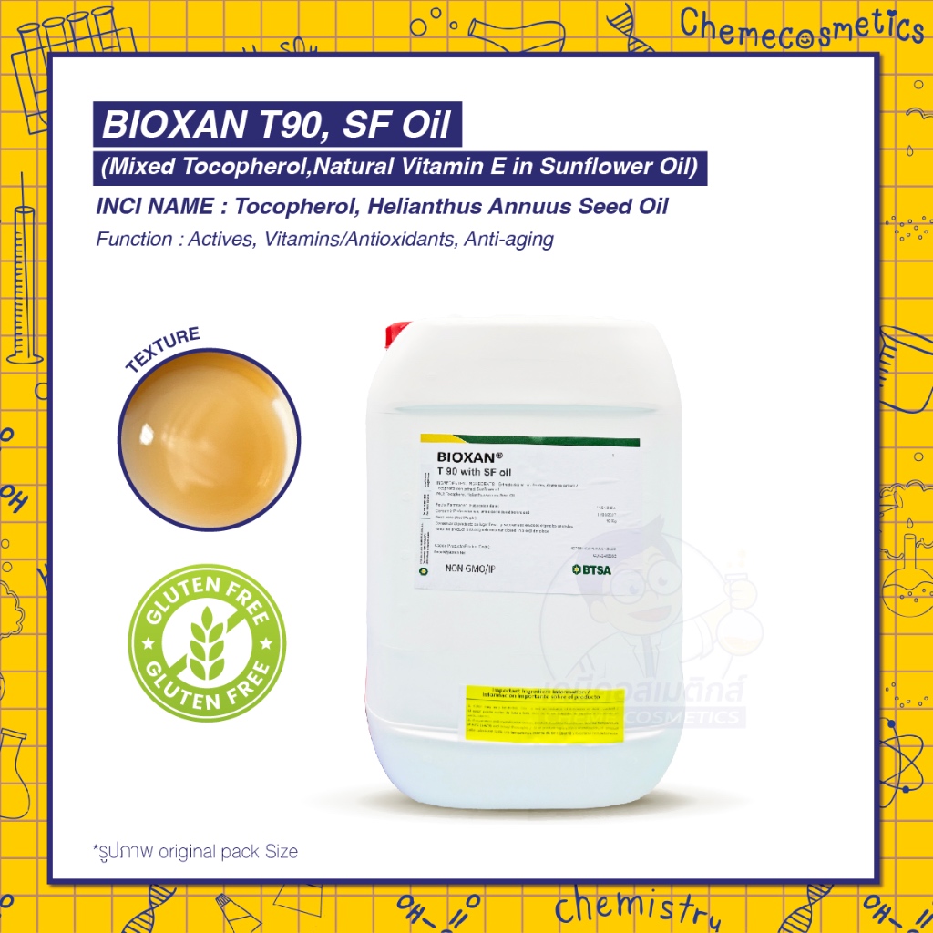 BIOXAN T90, SF Oil (Mixed Tocopherol, Natural Vitamin E in Sunflower ...