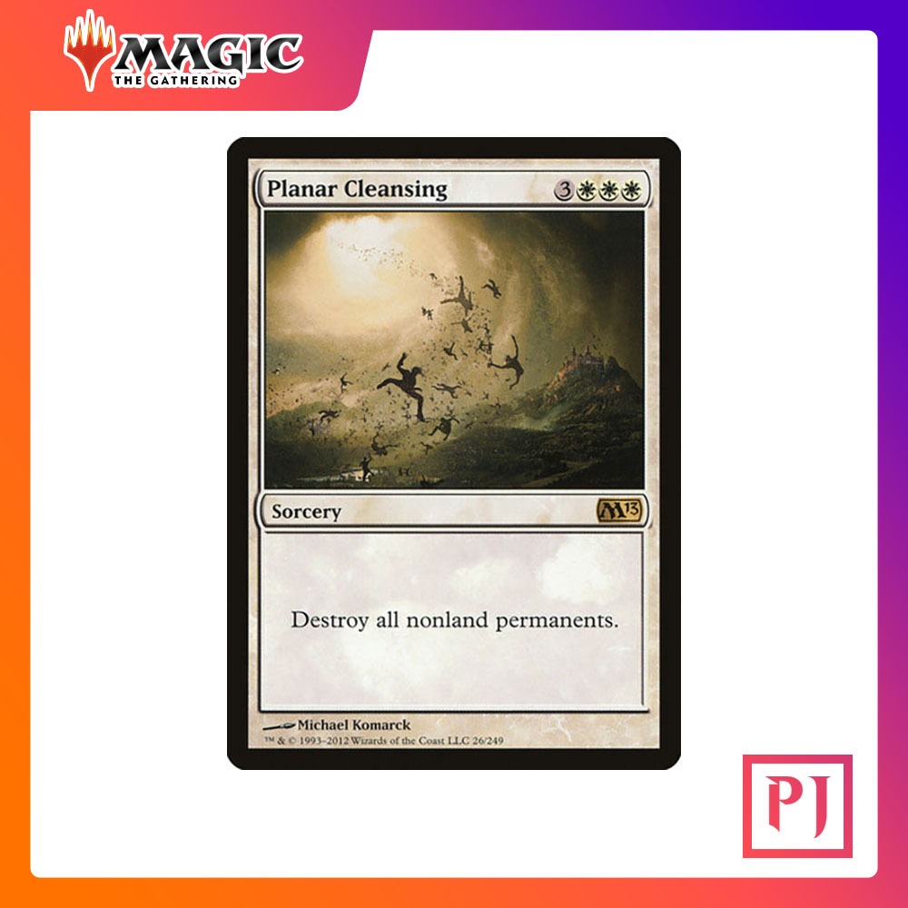 [MTG] Planar Cleansing [M13] [WHITE] [RARE] [NORMAL] [ENG] (การ์ดเมจิค ...