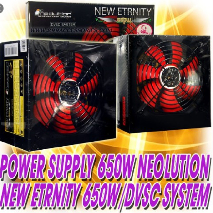 เพาเวอร์ซัพพลาย พัดลมระบายความร้อน POWER SUPPLY NEOLUTION /NEW ETRNITY ...