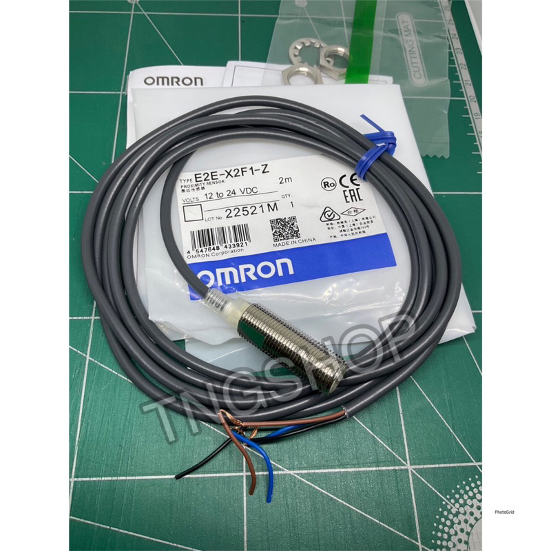 เซ็นเซอร์E2E-X2F1-Z M12 3สาย (PNP NO) 12-24VDC Proximity sensor เซ็นเซอร์จับโลหะ | Shopee Thailand