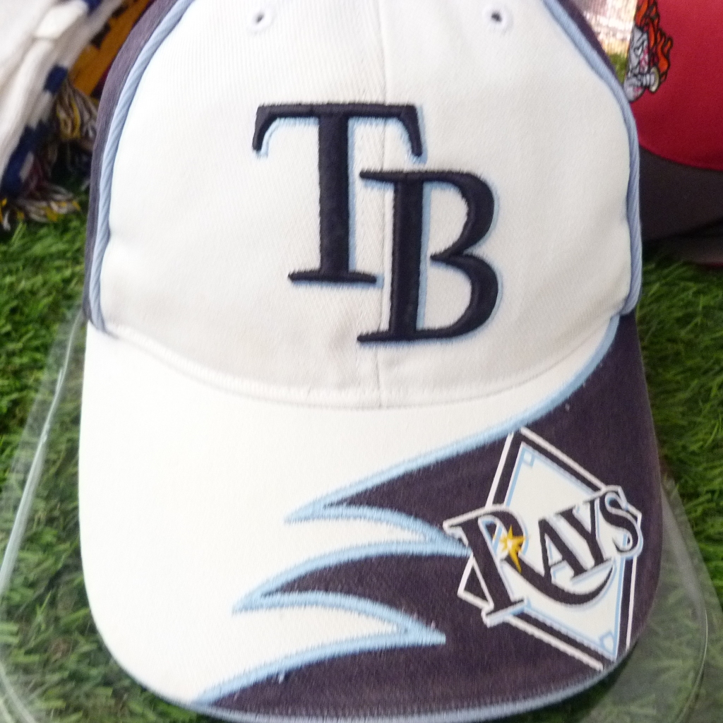 หมวกเบสบอลมือสองของแท้MLB TAMPA BAY RAYS fan favorite official baseball ...