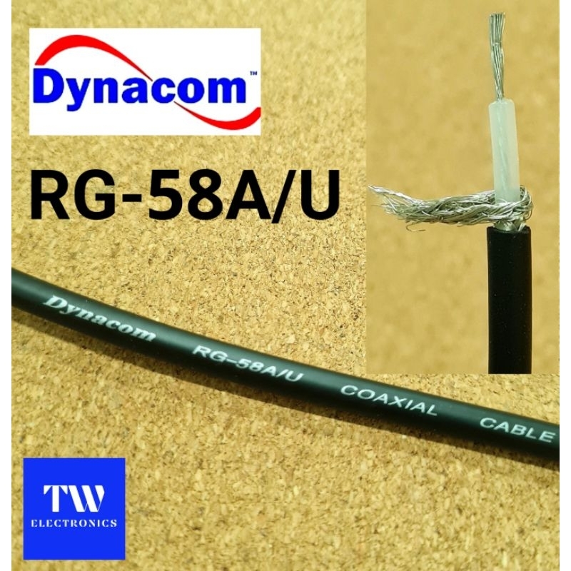 สายRG-58A/UแกนฝอยDynacomJSL-157,สายRG58,สายวิทยุสื่อสารRG58,สาย50โอห์ม,สายสัญญาณRG58A/U | Shopee ...