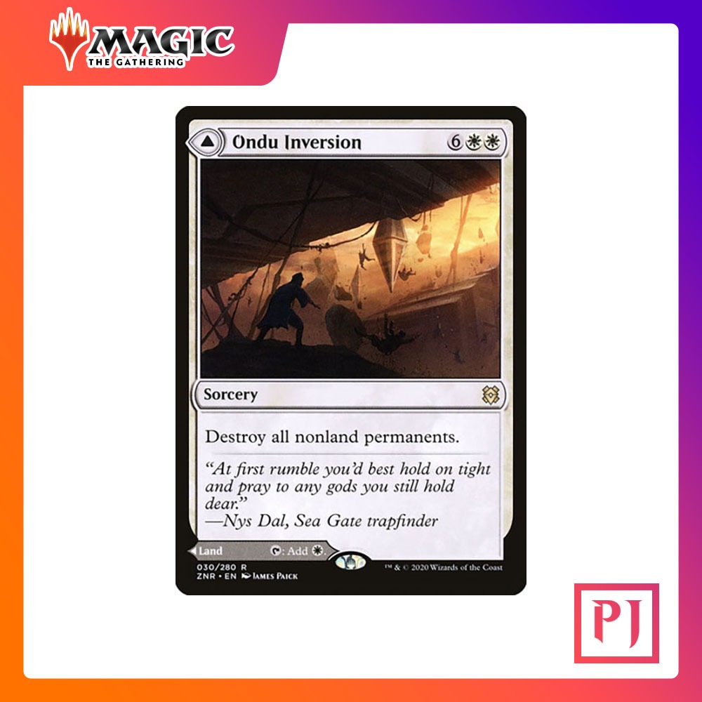 [MTG] Ondu Inversion // Ondu Skyruins [ZNR] [WHITE] [RARE] [NORMAL ...