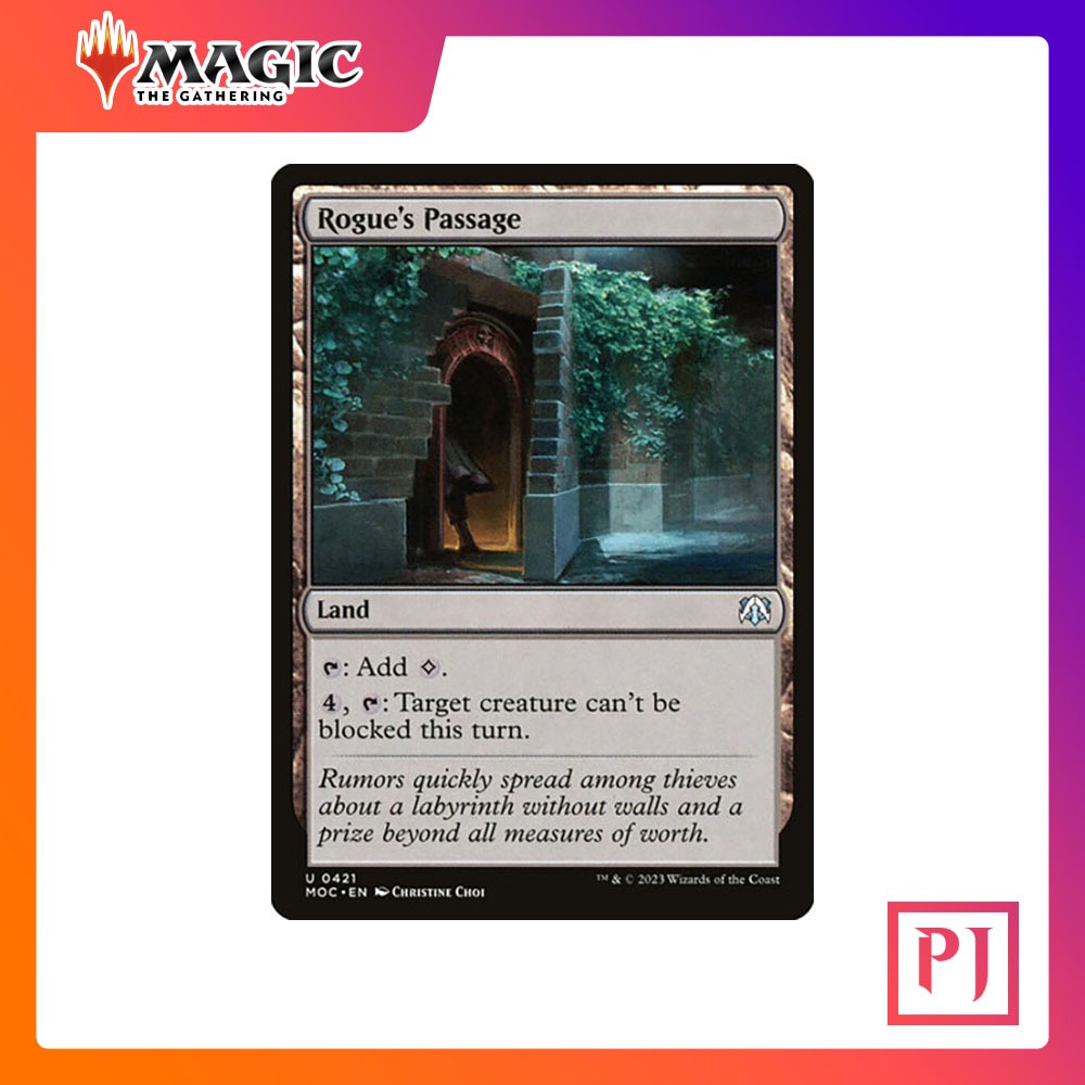 [MTG] Rogue's Passage [MOC] [LAND] [UNCOM] [NORMAL] [ENG] (การ์ดเมจิค ...