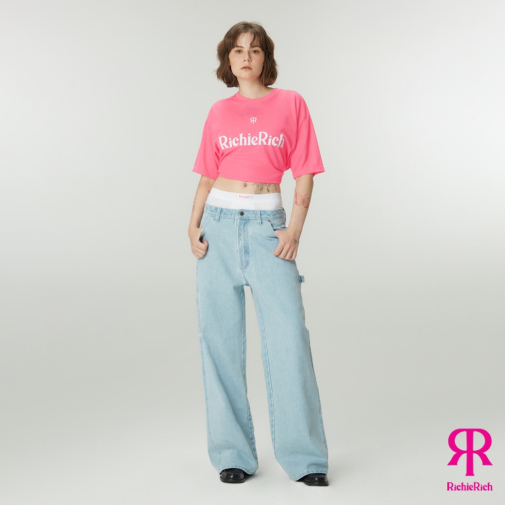 RICHIERICH By TandT - RICHIE RICH LOGO PRINTED COTTON JERSEY T-SHIRT ...