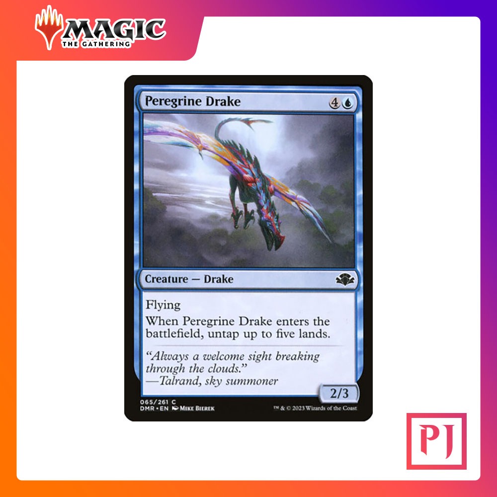 [MTG] Peregrine Drake [DMR] [BLUE] [COMMON] [NORMAL] [ENG] (การ์ดเมจิค ...