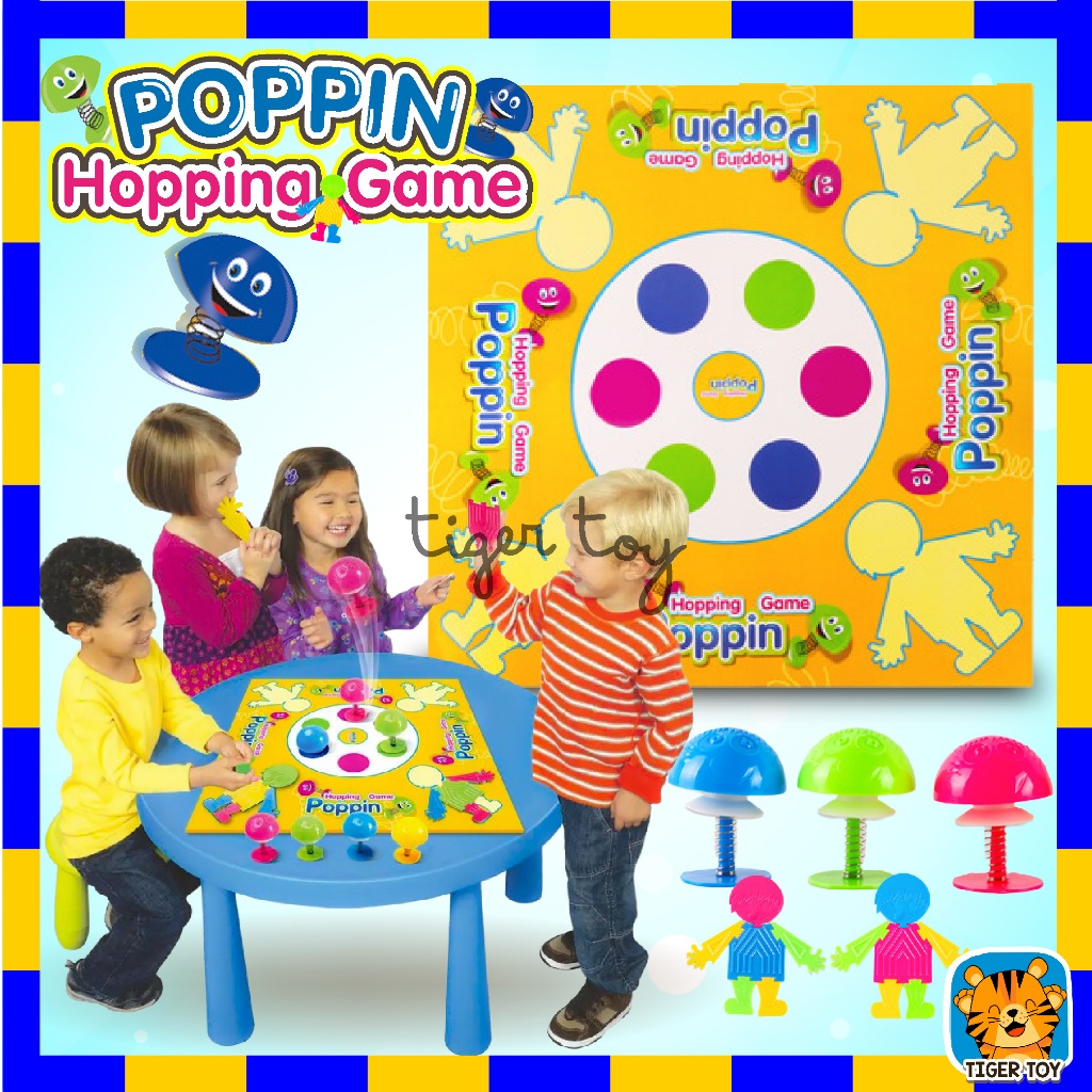 เกมคลาสสิกกระโดดชุดเกมจับป๊อปปิน Poppin Hopping Game ของเล่นเสริมสร้าง ...