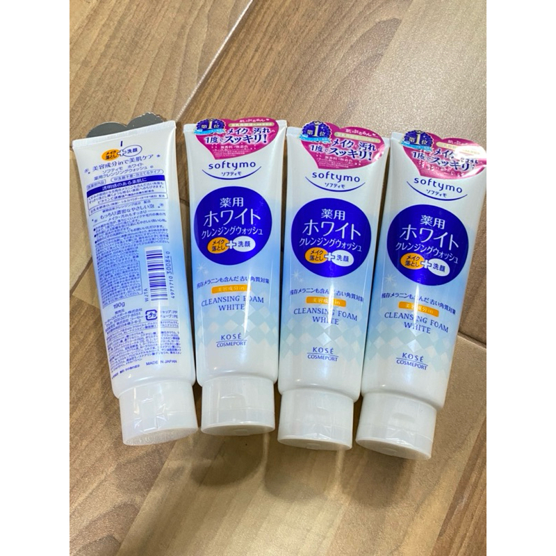 Kose Softymo Cleansing Foam 190g. โฟมล้างหน้า นำเข้าจากญี่ปุ่น สูตร White | Shopee Thailand