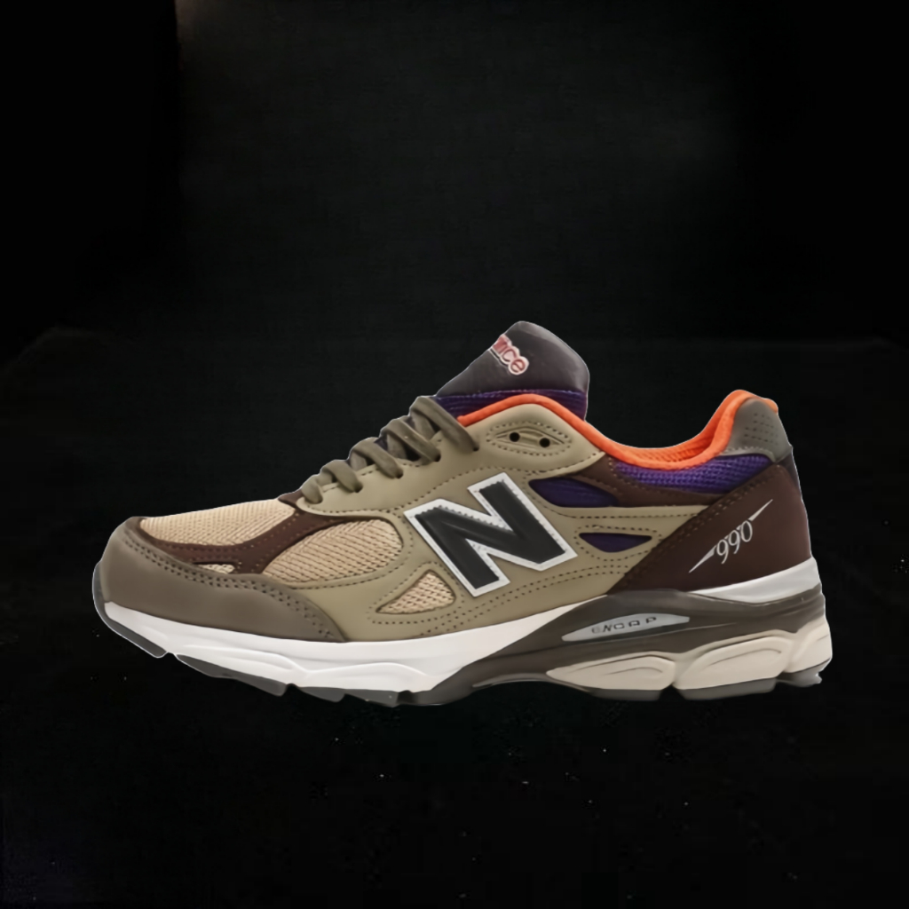 ของแท้ 100 % New Balance NB 990 v3 สีเขียวน้ำตาล color | Shopee Thailand