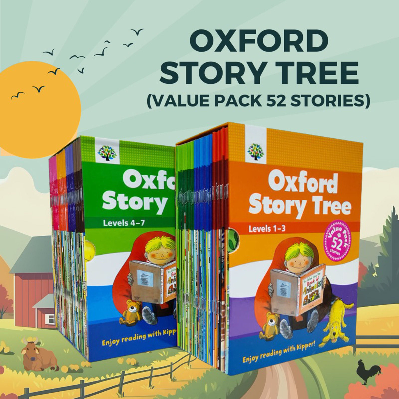 หนังสือ Oxford Story Tree (Value Pack 52 story) หัดอ่าน ภาษาอังกฤษ นิยม ...