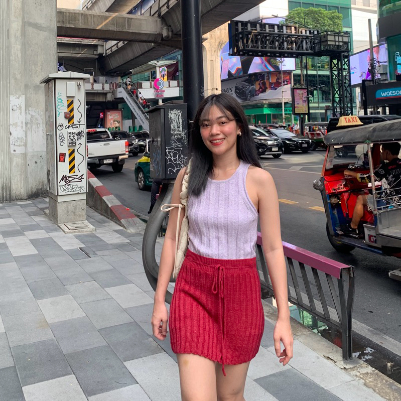 Lors Eddie Knit Tank Top เสื้อกล้ามไหมพรมแบบนุ่ม Shopee Thailand