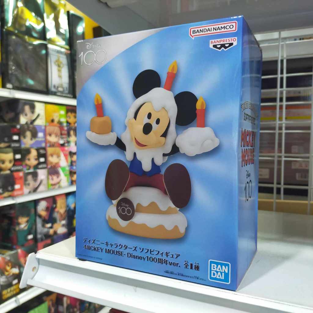 Bandai Banpresto Disney Sofubi Mickey Mouse Disney 100th anniversary | Shopee Thailand