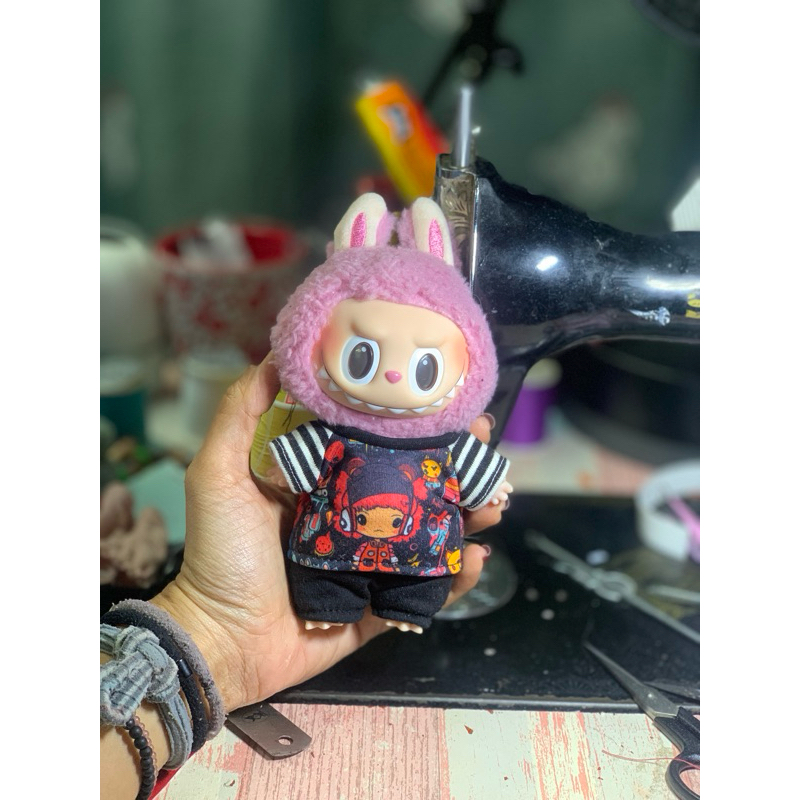 R004(พร้อมส่ง)ชุดสำหรับตุ๊กตาLabubu macaron | Shopee Thailand
