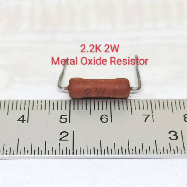2.2K,82K 2W,1W 4.7k, 1.2k, 2 ohm Resistor Metal Oxide (ราคาต่อชิ้น) | Shopee Thailand
