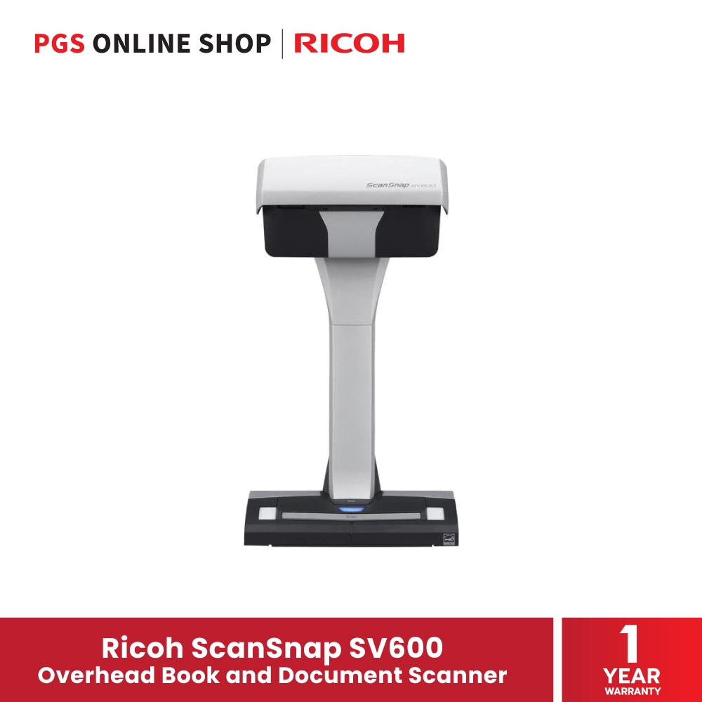 Ricoh ScanSnap SV600 Overhead Book and Document Scanner (เครื่องสแกนเอกสาร) A3 Size, 3 seconds ...