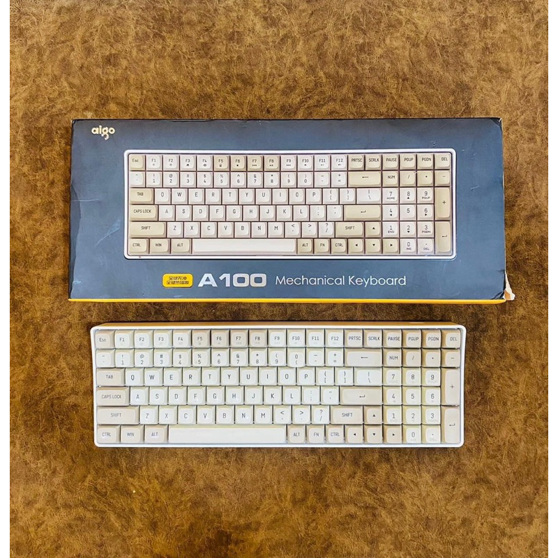 คีบอดไร้สาย Aigo A100 Gaming Mechanical Keyboard | Shopee Thailand