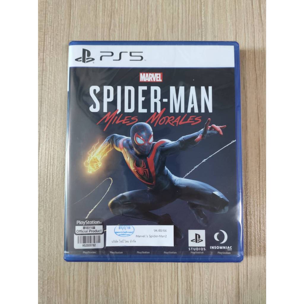 มือ 1 PS5 Marvel's Spider Man Miles Morales Zone 3 Asia EN ของใหม่ในซีล ...