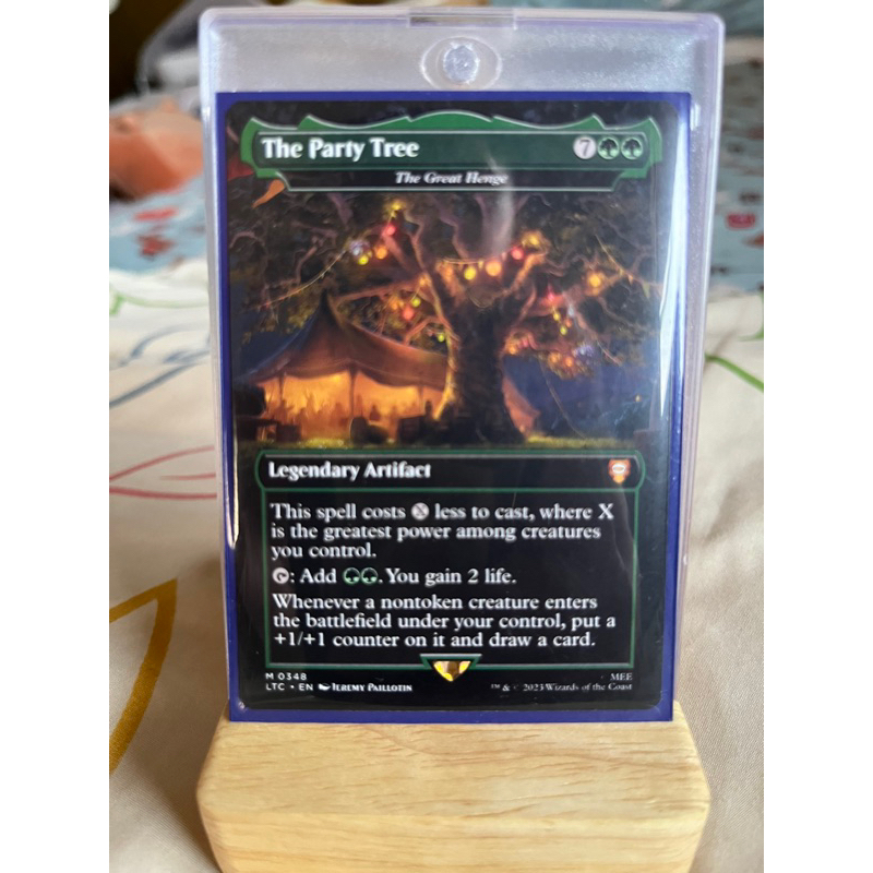 การ์ด MTG The Great Henge Green Magic the gathering EDH Rare รุ่น ...