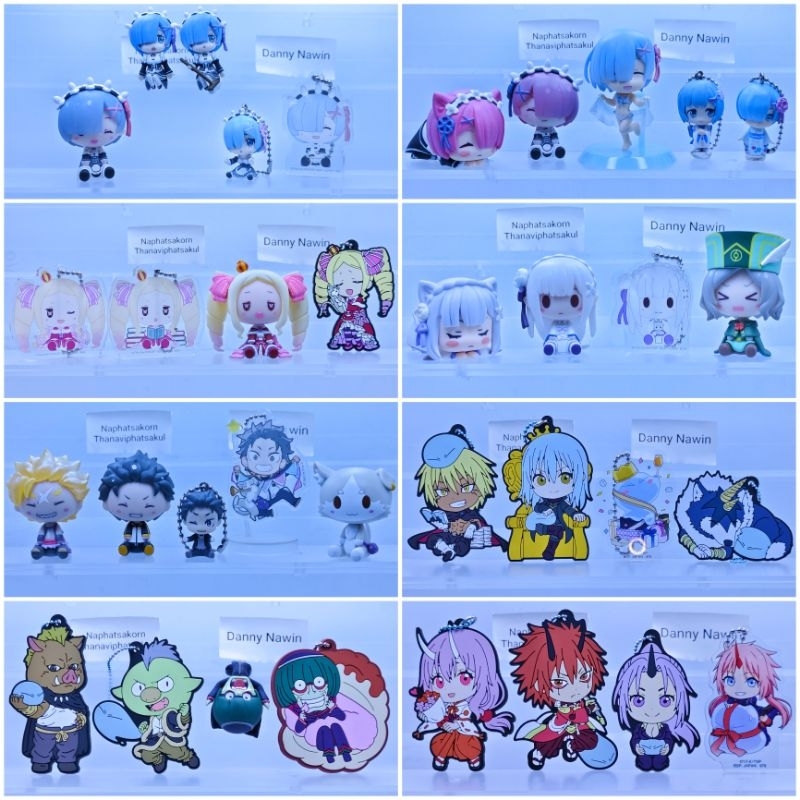 Tensei shitara Slime Datta Ken Re Zero anime gachapon รีเซทชีวิตฝ่า ...