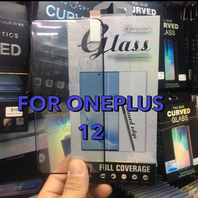 ฟิล์มกระจกกาวเต็มจอ รุ่น ONE+12 (กาวเต็มทั้งแผ่น) ขอบดำสแกนนิ้วได้ปกติ ...