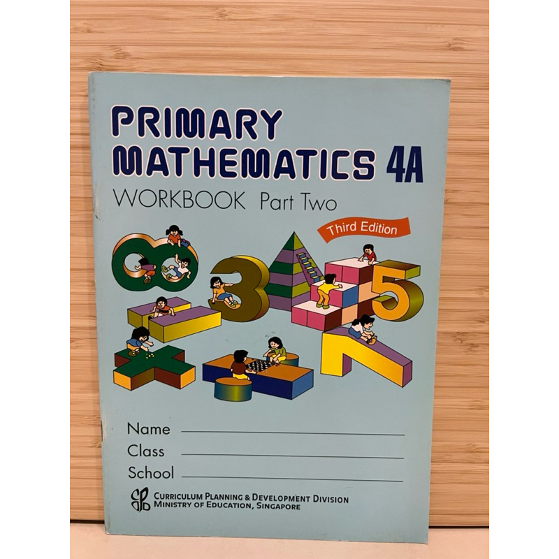 Primary Mathematics 4A Workbook Part 2 แบบฝึกหัดคณิตศาสตร์ชั้นประถม 4 | Shopee Thailand